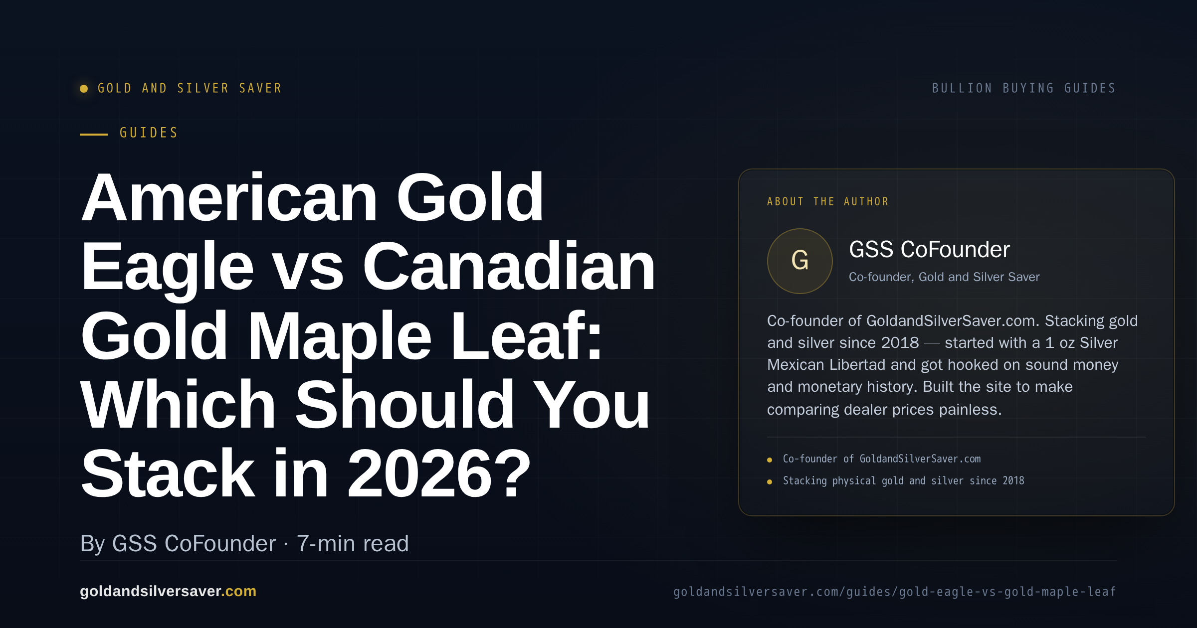 American Gold Eagle vs Canadian Gold Maple Leaf: Which